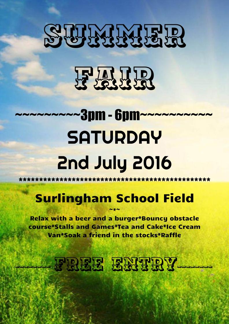 School Summer Fair | Surlingham