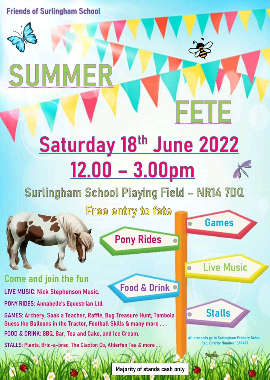 Surlingham School – Summer Fete, 18th June 12-3 | Surlingham