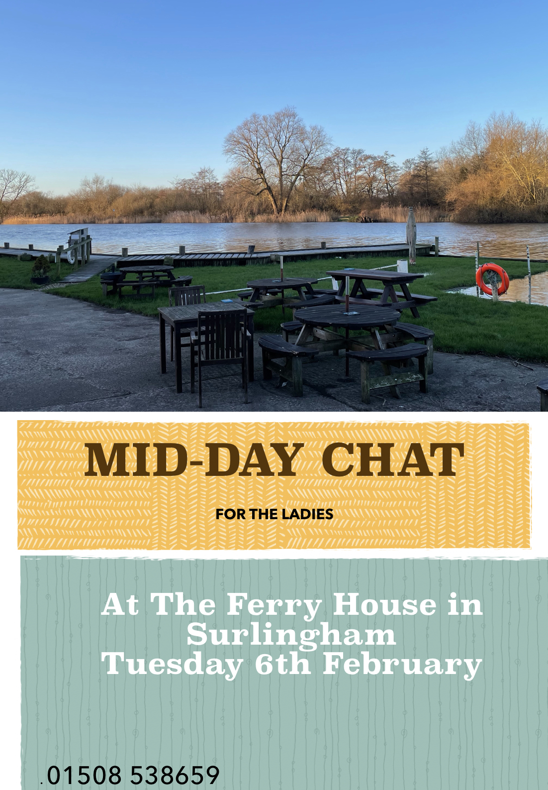 Tuesday 6th at The Ferry House | Surlingham